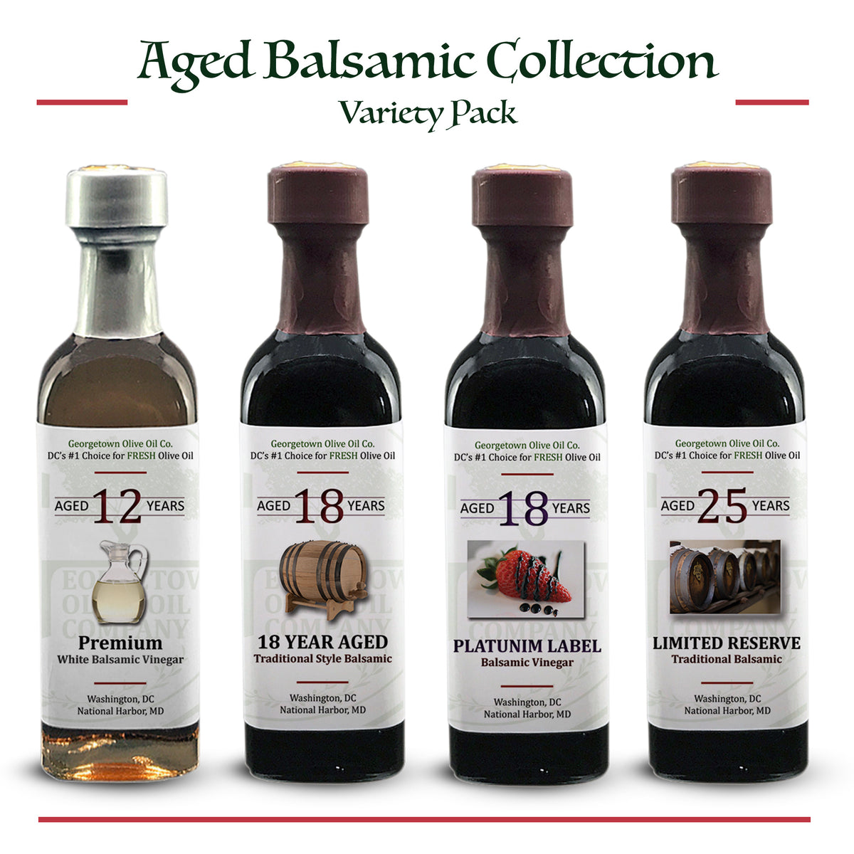 Aged Italian Balsamic Collection | Georgetown Olive Oil Co.