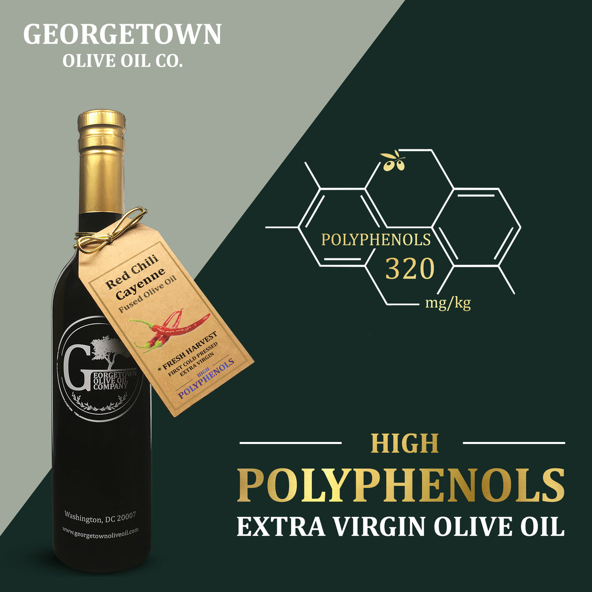 Red Chili Cayenne Olive Oil | Georgetown Olive Oil Co.